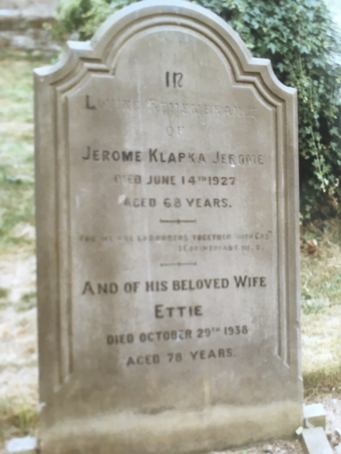 Photo gallery – The Jerome K Jerome Society